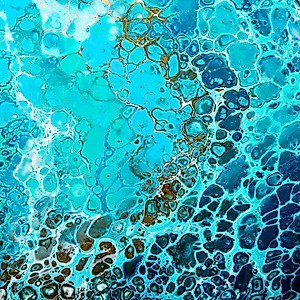 U.S. Art Supply Silicone Pouring Oil - 6-Ounce - 100% Silicone for Dramatic Cell Creation in Acrylic Paint