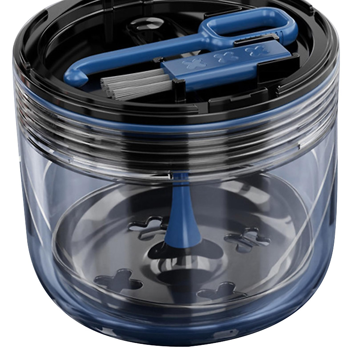 JUOPZKENN Portable Mouth Guard Case Storage Box Waterproof Retainer Bath Case with Brush Mirror Denture Holder Storage,Waterproof PP Denture Box for Travel Cleaning(Black)