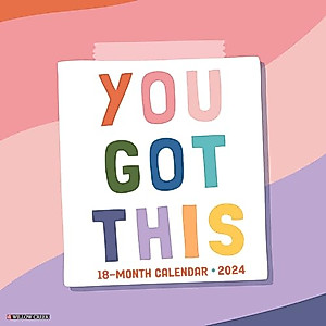 Willow Creek Press You Got This Monthly 2024 Wall Calendar (12" x 12")