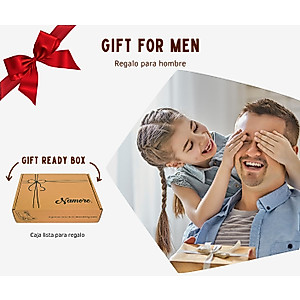 Namore | Gift for Men Husband, Anniversary, Birthday | Wood Phone Docking Station | Ideal as Office and Nightstand Organizer | Organize your Watch, Wallet, Cellphone, Keys, Airpods