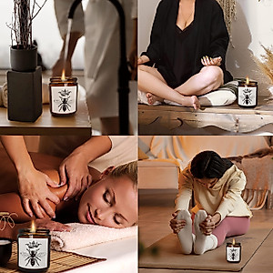 Mancheng-zi Queen Bee Candle,Queen Bee Birthday Gifts for Girls Women,Bee Gifts for Bee Lovers,Bee Themed Gifts,Honey Bee Gifts,Bee Candles