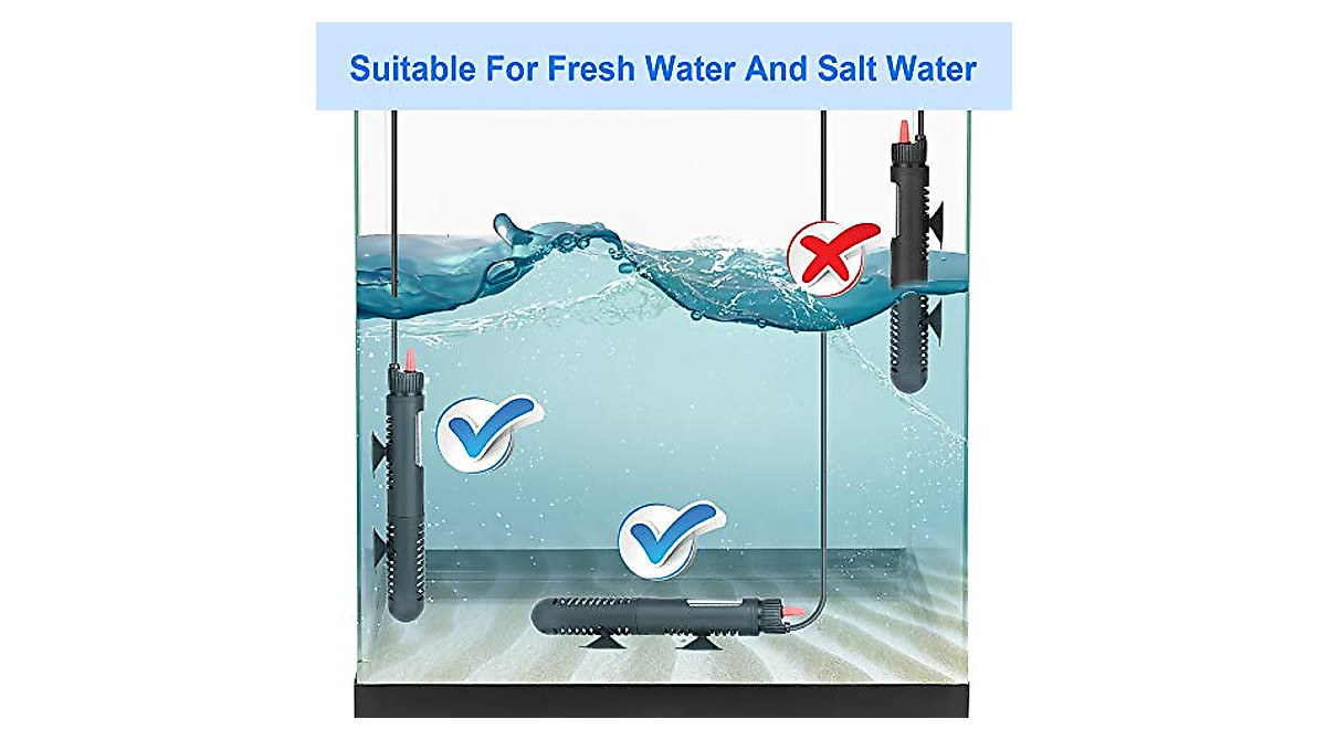 DaToo 50W Aquarium Heater - Adjustable & Durable