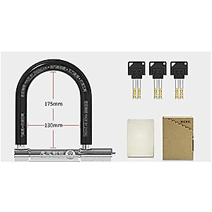 VIGAT Bicycle Anti-Theft Lock Anti-Hydraulic Shear Universal, Precision Cast Stainless Steel, with 3 Keys