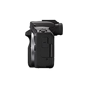 Canon EOS R50 Mirrorless Vlogging Camera (Body Only/Black), RF Mount, 24.2 MP, 4K Video, DIGIC X Image Processor, Subject Detection & Tracking, Compact, Smartphone Connection, Content Creator