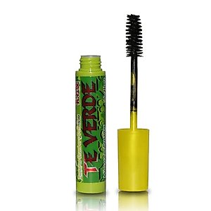 2x Rimel GREEN TEA BiocoSmetic Black Negro Mascara De Pestanas Grandes Y Definidas TE VERDE Waterproof