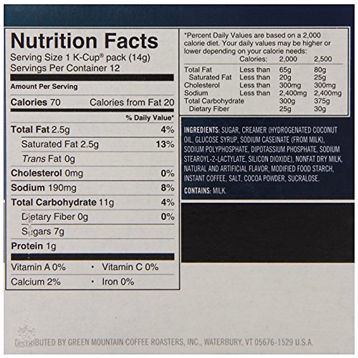 Cafe Escapes Cafe Vanilla K-Cups 1 Box (12 K-Cups)