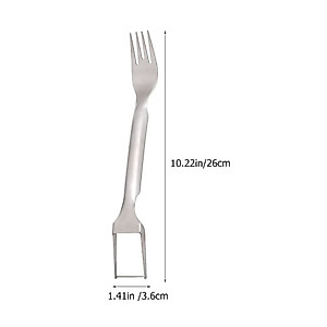 IMIKEYA 2PCS Watermelon Slicer Cutter：2-in-1 Watermelon Slicer Stainless Steel Watermelon Cutter Slicer Fruit Forks Slicer Knife for Kitchen Gadget