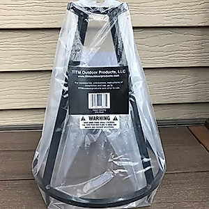 TITM Fire Pit Log and Cooking Stand(Fits All Round, Square, Bottomed, and Bottomless Fire Pits)