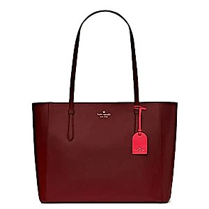 Kate Spade New York Schuyler Medium Leather Tote Shoulder Bag (Cherrywood)