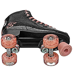 Candi GRL Sabina - Colorful Freestyle Roller Skates - Black/Rose Black/Rose Size 07