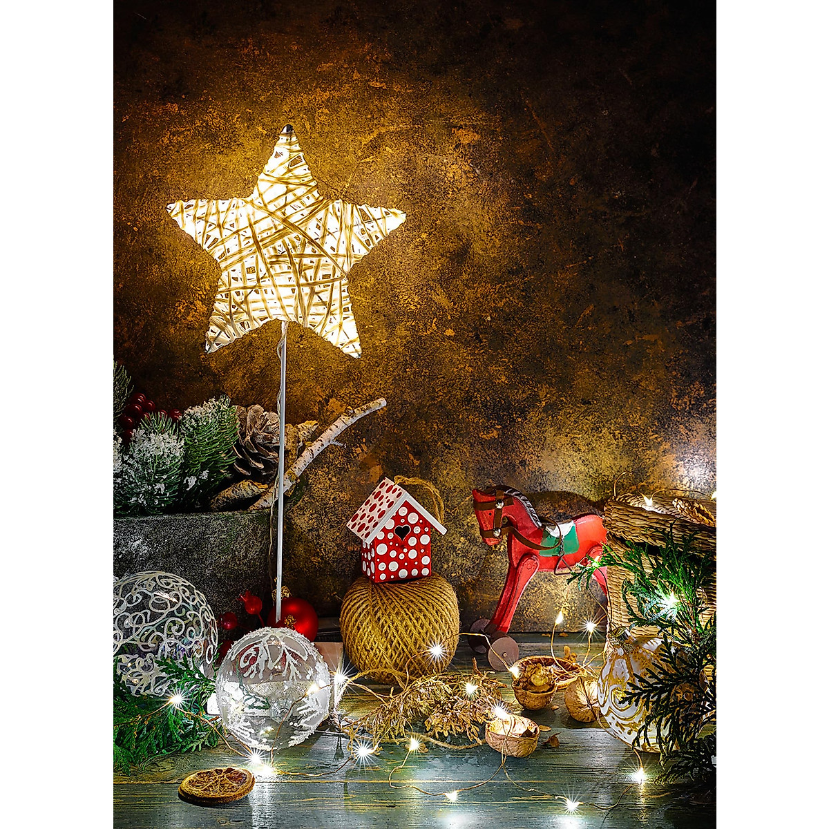 Fairy Lights Battery Operated, 4 Pack 33FT 100 LEDs Mini Battery Powered String Lights, Waterproof Copper Wire Twinkle Lights Mason Jar Lights for Indoor Home Wedding Christmas Decoration, Warm White