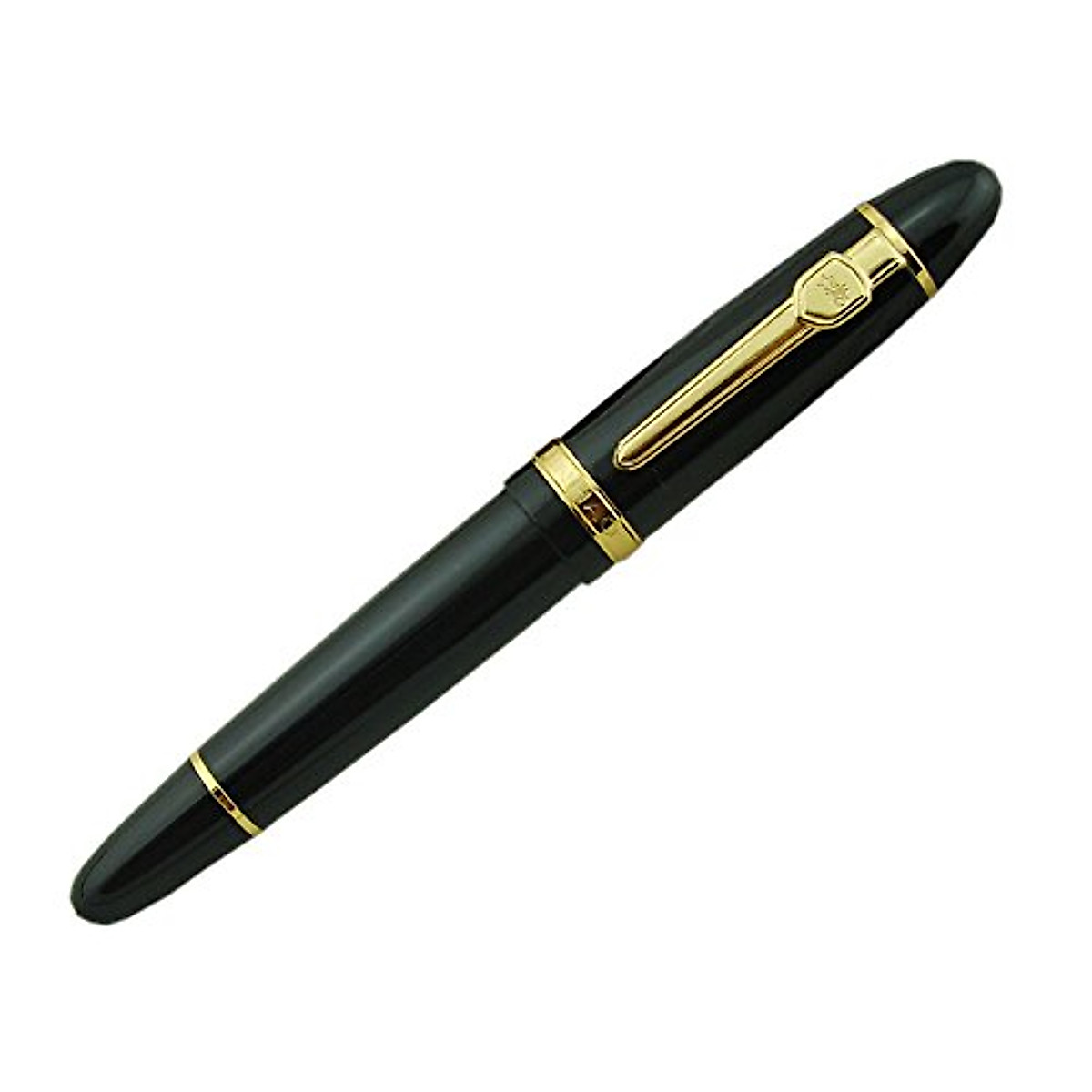 Jinhao 159 Blac Rollerball Pen Heavy Big Pen (Gold Trim)
