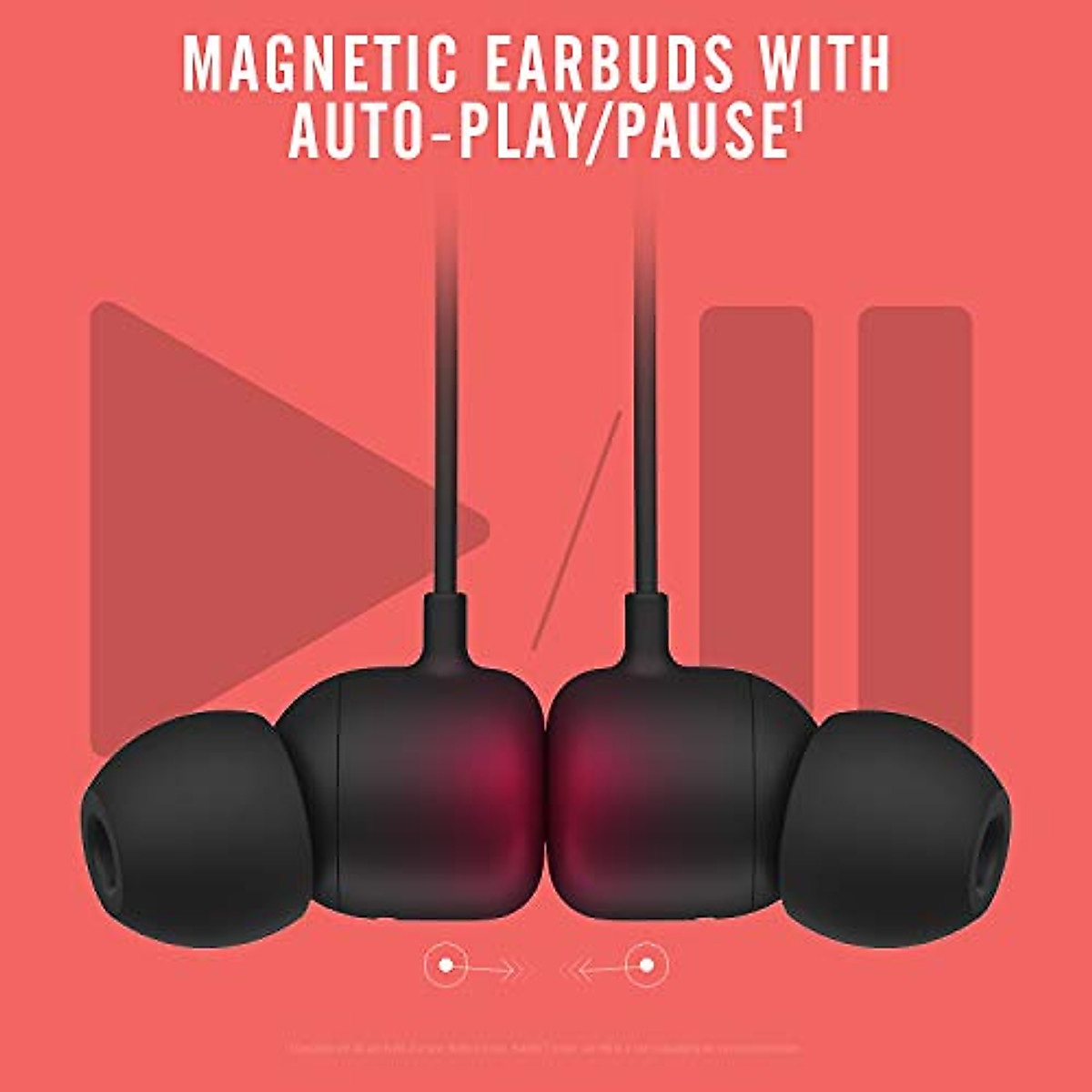 Beats Flex Wireless Earbuds - Apple W1 Headphone Chip, Magnetic Earphones, Class 1 Bluetooth, 12 Hours of Listening Time, Built-in Microphone - Beats Black