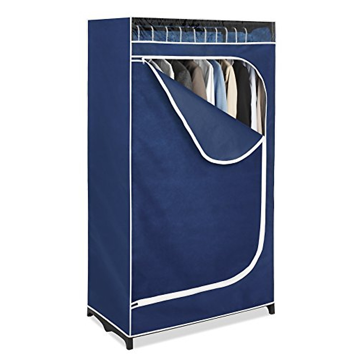 Whitmor Clothes Closet - Freestanding Garment Organizer with Sturdy Fabric Cover
