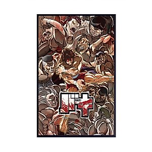 Christ-EZ Anime Cartoons Baki Wall Art Print Poster Home Decor Premium - Matte poster Frameless Gift 11 x 17 inch(28cm x 43cm)