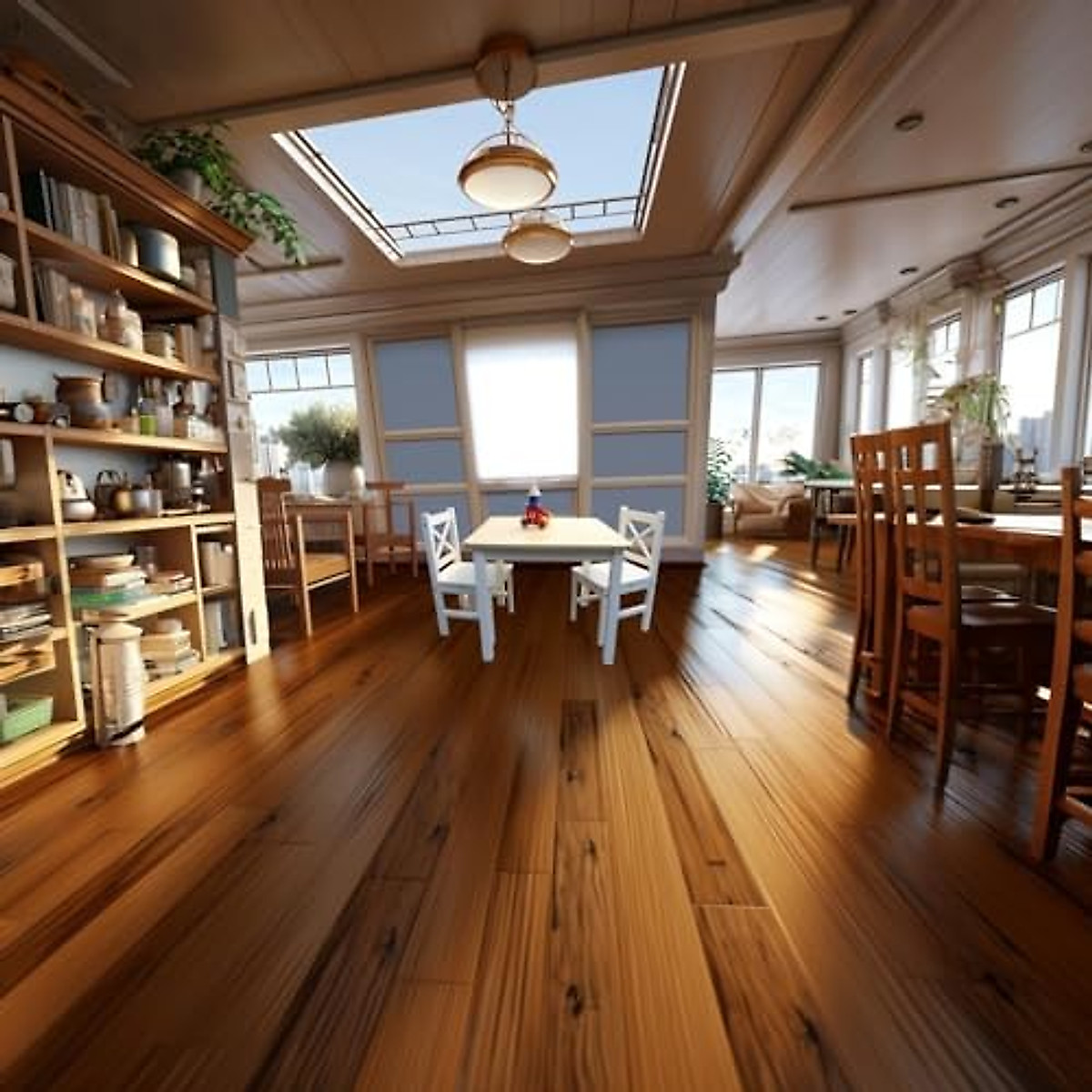 PETIT BATEAU Toddler Kids Table and Chairs Set Solid Wood Modern Wooden Furniture for 2-8 Years Boy Girl Children White Color Craft Art Preschool Playroom