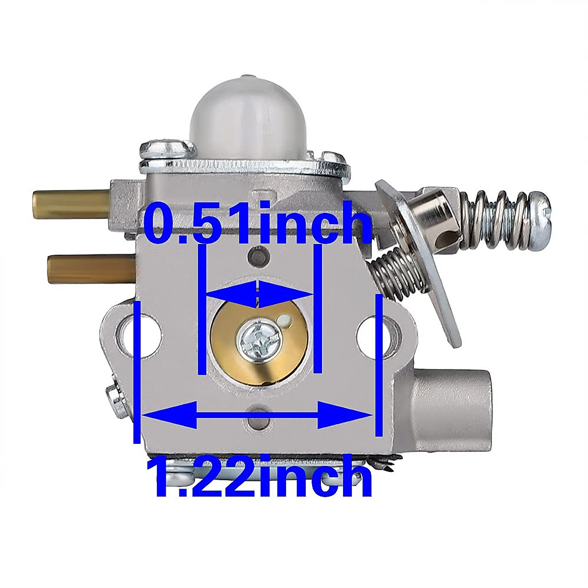Anzac SRM2400 Carburetor for Echo GT-2400 SRM-2400 SRM-2410 PE-2400 PPT-2400 PP-1250 SRS-2400 TT-24 SHC-2401 HCA-2400 Trimmer Replace WT-424 12300052133