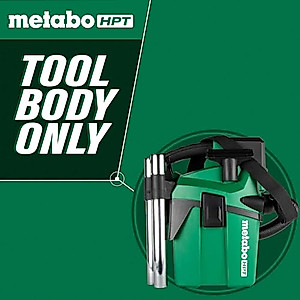 Metabo HPT 18V MultiVolt™ 1.6 Gallon Compact Wet/Dry Vacuum | Tool Only - No Battery | RP18DAQ4