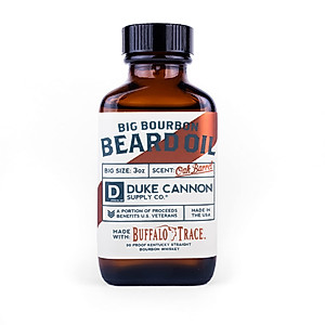 Duke Cannon Supply Co. Big Bourbon Beard Kit for Men - 1.6 oz. Beard Balm & 3 oz. Oil, 10 oz. Bourbon Soap, Premium Grooming Set