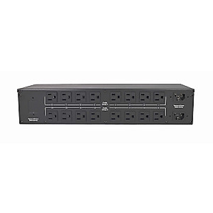 Synaccess netBooter NP-1601DU Remote Switched and Metered PDU with 16 Power Outlets, 120V/30A. Control Power via Web, Telnet, or USB
