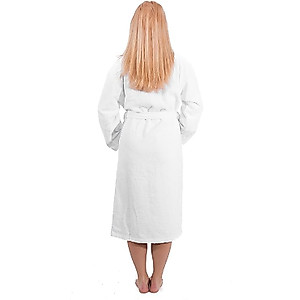 Luxury Terry Cloth Bathrobe - Premium Hotel Robes Made with 100% Turkish Cotton (X Large)