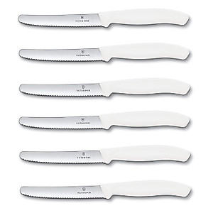 Victorinox - Tomato Knife 4.25-Inch White Limited Edition (White) (6 Pack)