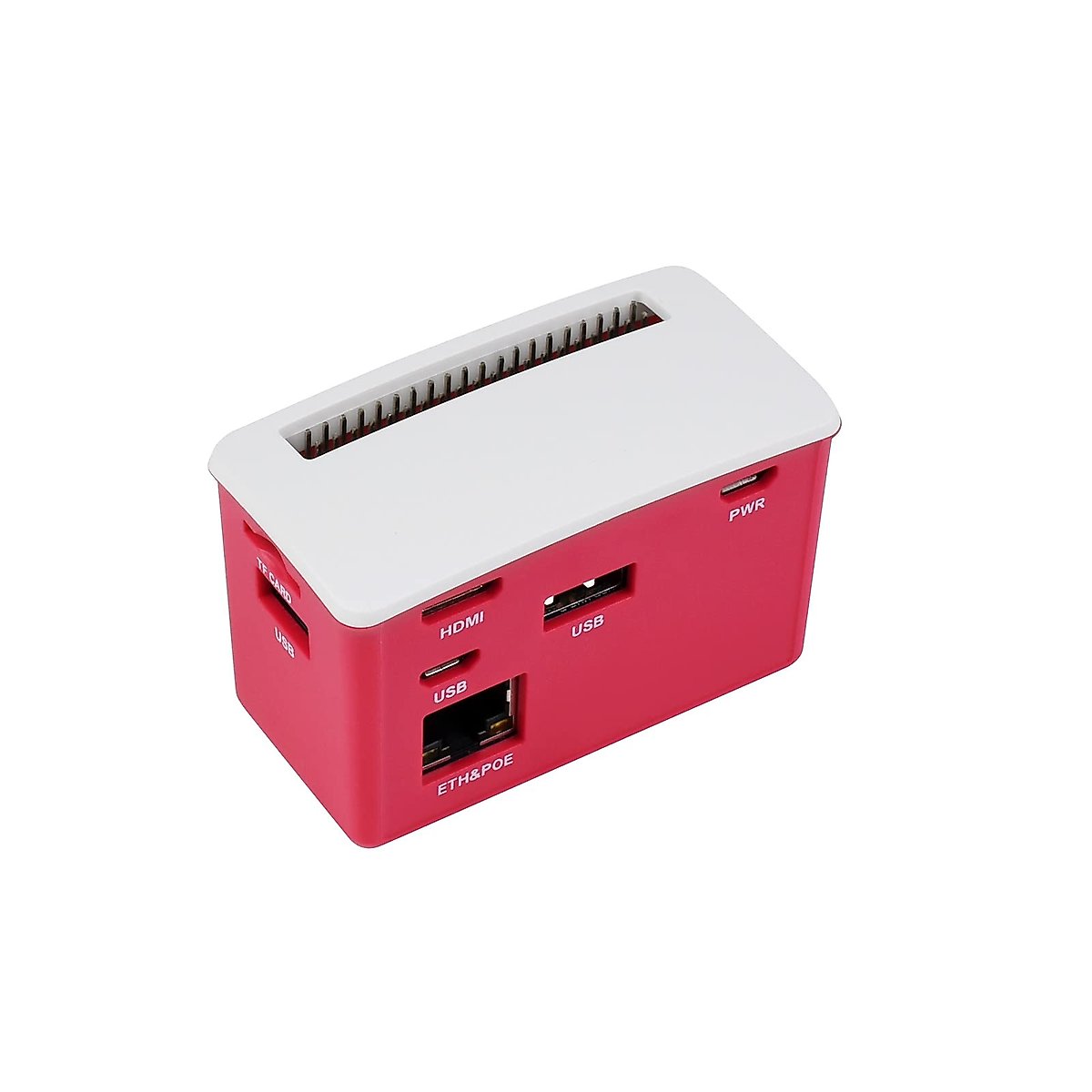 NGW-1pc PoE Ethernet/USB HUB Box for Raspberry Pi Zero Series 3X USB 2.0 Ports 802.3af-Compliant