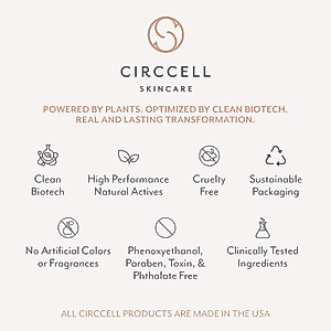 CIRCCELL Geothermal Clay Cleanser – Hydrating Facial Cleanser - Arctic Clay and Essential Oils Deep Clean & Detox Skin – Hydrating Clay Face Wash or Mask for All Skin Types