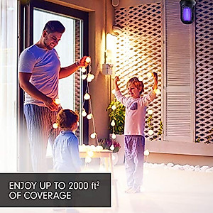 White Kaiman 40 Watt w/ 4000 Volt Outdoor Bug Zapper IP24 Weatherproof Indoor or Outdoor Mosquito Zapper