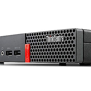 Lenovo Thinkcentre M910q Tiny PC Black - Intel Quad Core i5-6500T 2.5GHz / 8GB-DDR4 / 256GB SSD / Windows 10 Pro (Renewed)