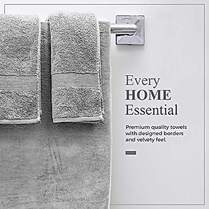 LANE LINEN Bath Sheets Bathroom Towel Set- 4 Pack 100% Cotton Extra Large Bath Towels, Grey Oversized Bath Towels, Bath Towels, Shower Towels Bath Towel Sets for Bathroom - 35x66