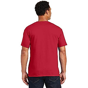JERZEES Adult Dri-Power Heavyweight Blend T-Shirt , Medium, True Red