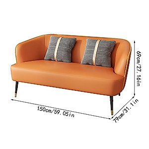 Couch for Living Room Nordic Simple Sofa Small Apartment Living Room Modern Clothing Store Double Cat Claw Fabric Sofa Light Luxury Sofa Sleeper Samll Sofa