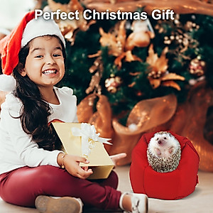 SEZDEKI Hedgehog Bed - Pet Bean Bag Bed Small Animal Chair Cozy Sack with Removable Cover Washable Calming Sleeping Cushion Cage Accessories for Hedgehog Sugar Glider Hamster Bearded Dragon