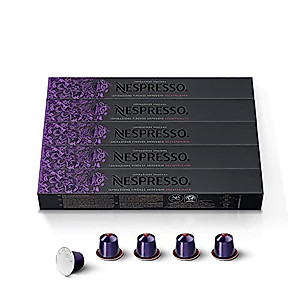 Nespresso Capsules OriginalLine, Arpeggio Decaffeinato, Dark Roast Coffee, 50 Count Coffee Pods, Brews 1.35 Ounce (ORIGINALLINE ONLY)
