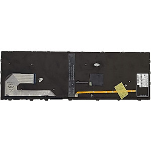 Replacement Keyboard for HP EliteBook 850 G5 850 G6 755 G5, Zbook 15u G5 & Zbook 15u G6 Laptop, HP Elitebook 850 G6 Keyboad with Silver Frame wih Backlit with Point US Layout