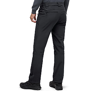 33,000ft Men's Winter Snow Ski Fleece Lined Pants Warm Waterproof Softshell Insulated for Snowboard Outdoor Work Hiking