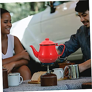 Hoement Enamel Kettle stovetop enamel teakettle whistling tea kettles whistle boiling kettle grease jug stove top water kettle enameled teakettle china teapot Turkey induction cooker