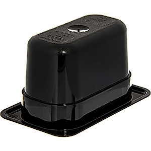 Carlisle FoodService Products 3068703 Plastic Food Pan, 1/9 Size, 4 Inches Deep, Black