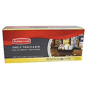Rubbermaid Pantry Organization Shelf Track and Bin
