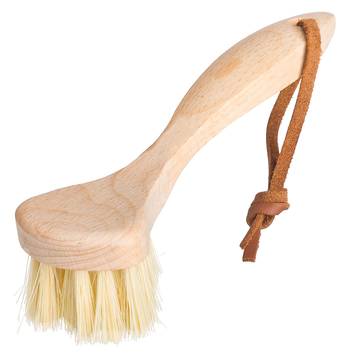 Redecker Waffle Machine Brush with Oiled Beechwood Handle, Stiff Heat-Resistant Tampico Fiber Bristles, 6-1/2 inches, Made in Germany