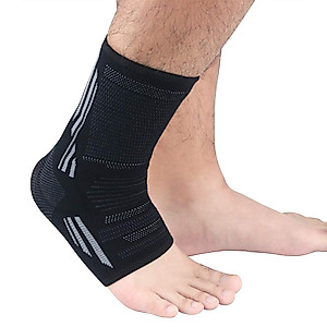 EXCEART 1PC Silicone Ankle Brace Ankle Sleeve Ankle Protector Ankle Guard Brace Plantar Socks Ankle Braces for Men Ankle Support for Running Cover Sole of Foot Man