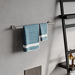 RARXTR 24 Inch Brushed Towel Bar Towel Rack for Bathroom Kitchen Hand Towel Holder Dish Cloths Hanger SUS304 Stainless Steel RUSTPROOF Wall Mount (Brushed Grey)