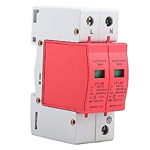 Surge Protective Device Telephone Thunder Tele Protector Voltage Surge Arrester Device, House Surge Protective Device, (2P40KA)