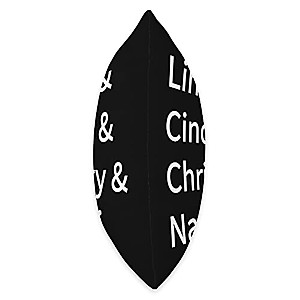 Linda Cindy Christy Naomi 90s Supermodels Throw Pillow, 16x16, Multicolor