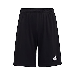 Adidas Kids' Entrada 22 Shorts, Black, X-Large