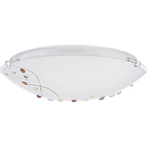 Quoizel Stellar 3-Light Polished Chrome Flush Mount Light