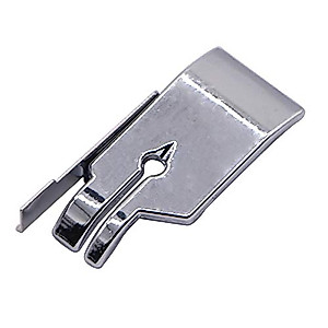 1/4'' (Quarter Inch) Quilting Patchwork Sewing Machine Presser Foot with Edge Guide for All Low Shank Snap-On Singer, Brother, Babylock, Euro-Pro, Janome, Juki, Kenmore, New Home, White, Simplicity