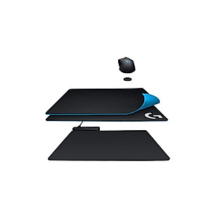 LogitechG PowerPlay Wireless Charging Mouse Pad, Compatible with G Pro/ G903/ G703/ G502 Lightspeed Gaming Mice - Black (Renewed)