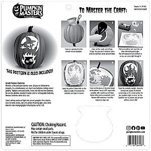 Pumpkin Masters Wicked Cauldron Complete Halloween Pumpkin Carving & Lighting Kit (Batteries Not Included),